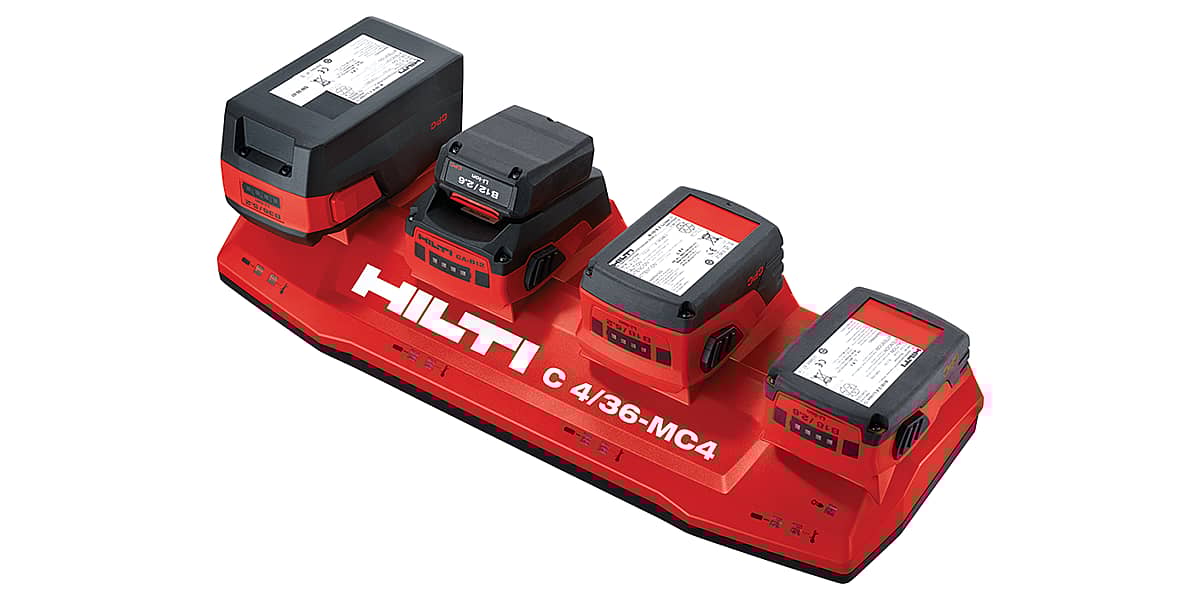 18V Battery Packs and Multi-Bay Charger - The Association of the Wall ...