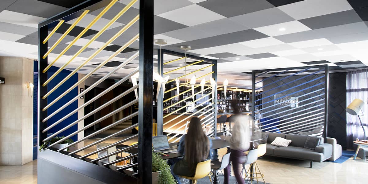 New Palette of Ceiling Panels, Matching Grid Systems - The Association ...