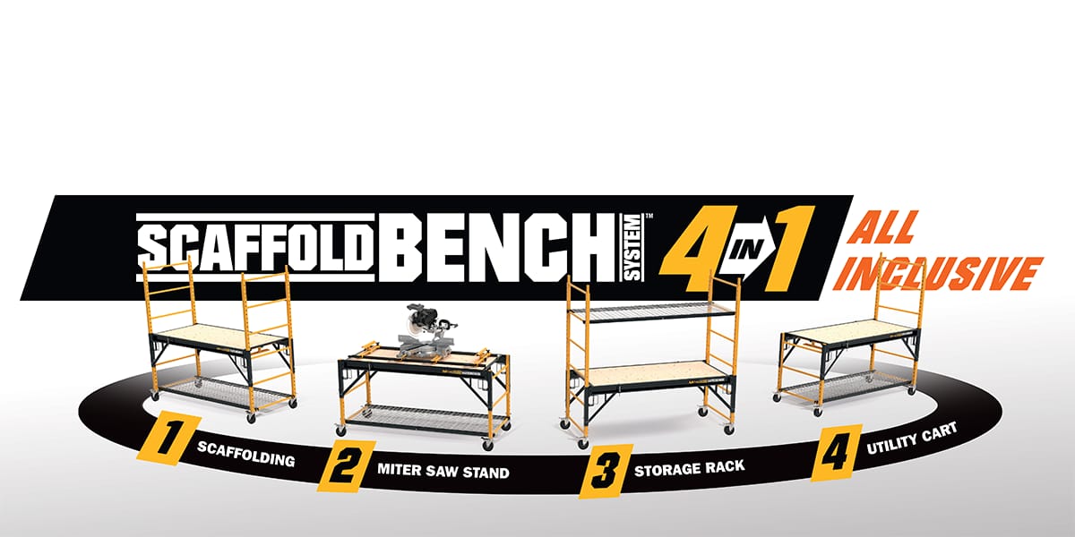 4-in-1 Scaffold Bench - Association of the Wall and Ceiling Industry